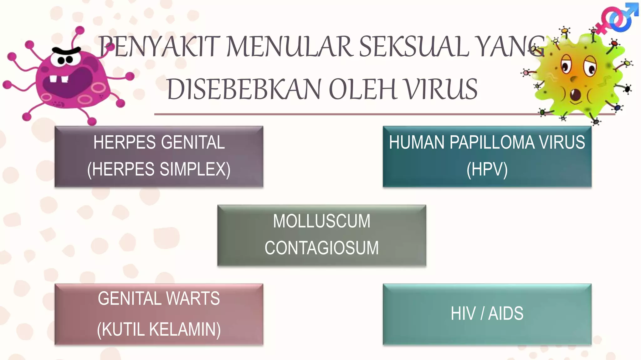 Penyakit Menular Seksual Disebabkan oleh Virus | PPTX