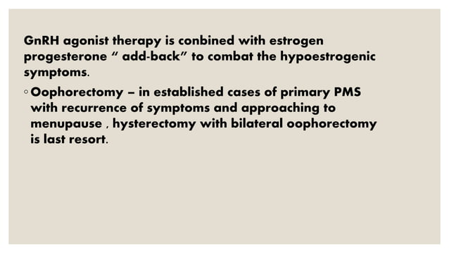 ( Pms ) Premenstrual syndrome | PPTX