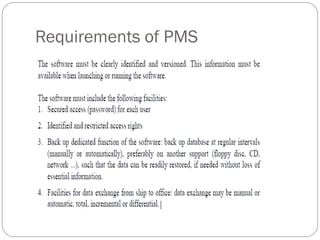 PMS.pdf | Operating Systems | Computer Software and Applications