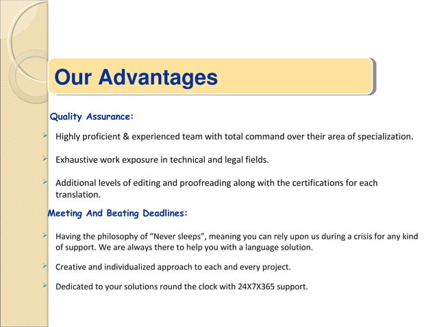 PIE MULTILINGUAL SERVICES | PPT