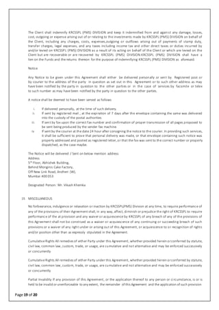 Pms agreement | DOCX