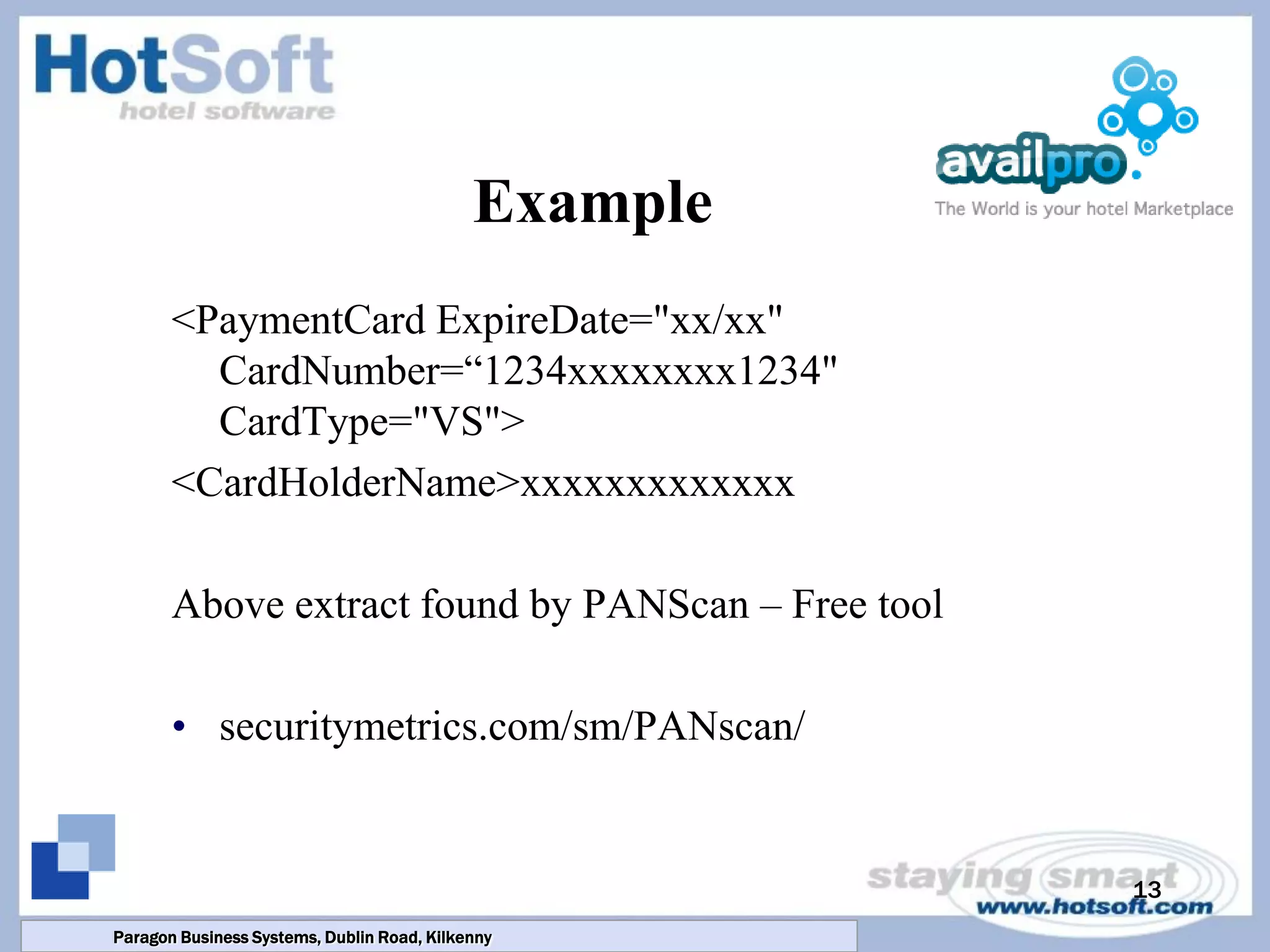Paragon system presentation during Availpro's seminar | PDF