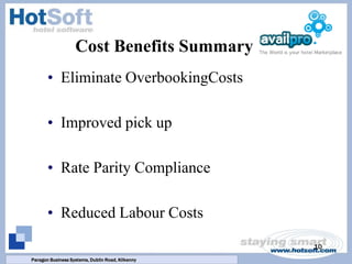 Paragon system presentation during Availpro's seminar | PDF