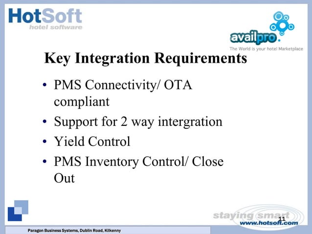 Paragon system presentation during Availpro's seminar | PPT | Free Download