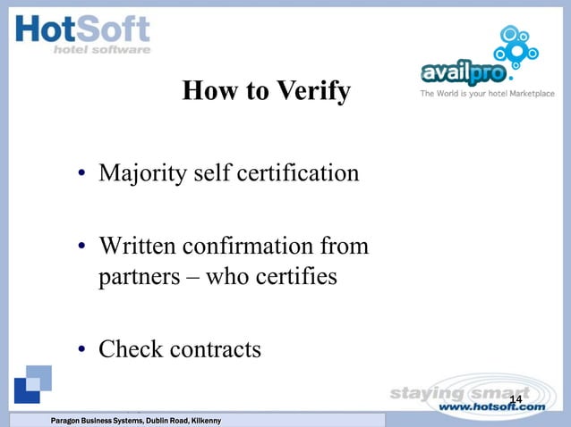 Paragon system presentation during Availpro's seminar | PPT | Free Download