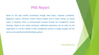 PMS and PMCF report | PPTX