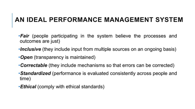 Performance Management system.pptx | Resume Writing and Advice | Job Search