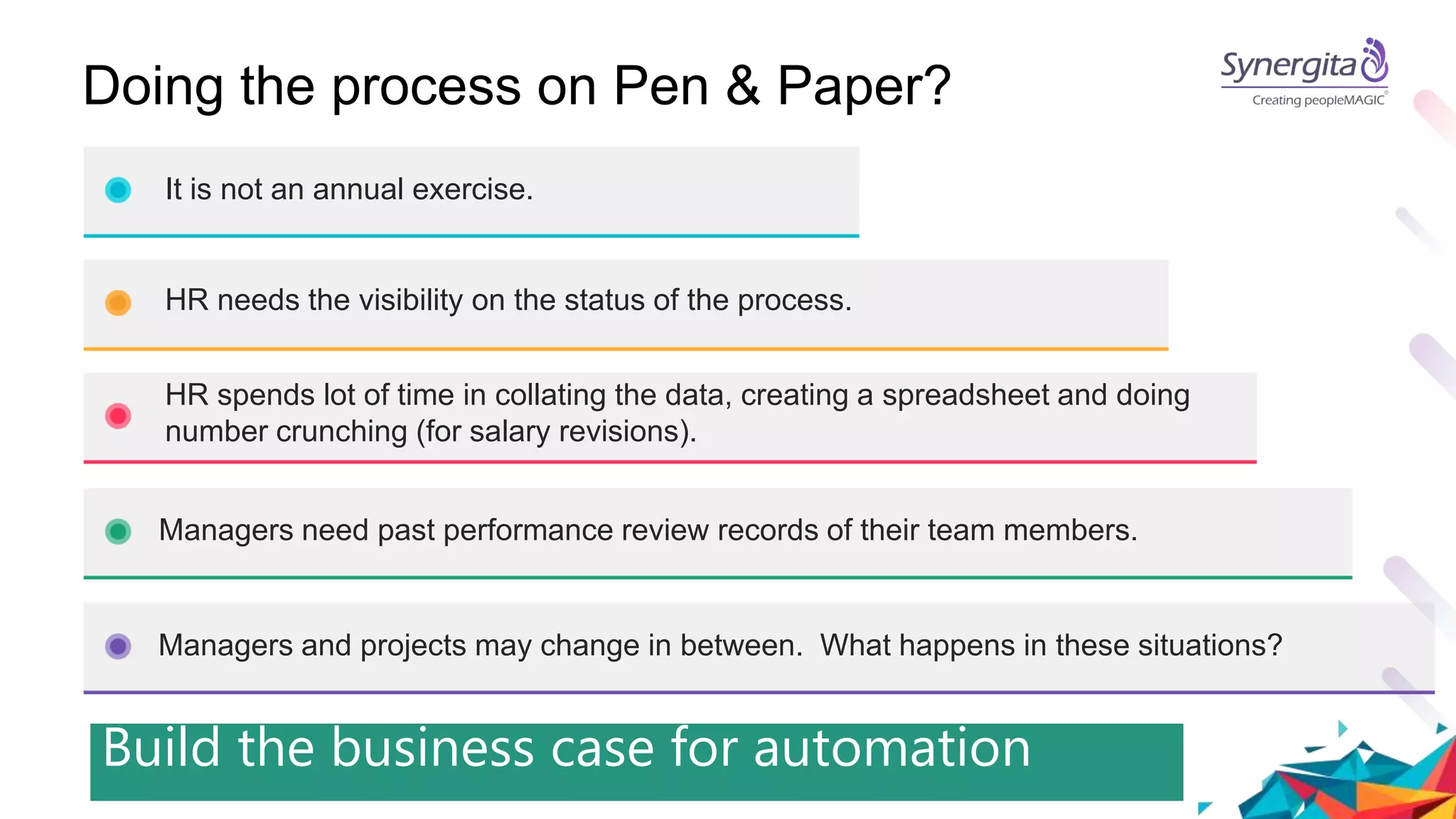 Streamlining Performance Management With Automation Singapore Seminar