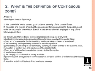 Legal Implications of PMSCs in EEZ and Contingous zones | PPTX