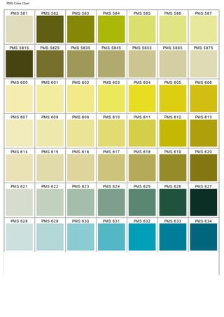 PMS Color Chart | PDF