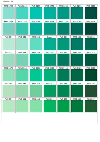 PMS Color Chart | PDF
