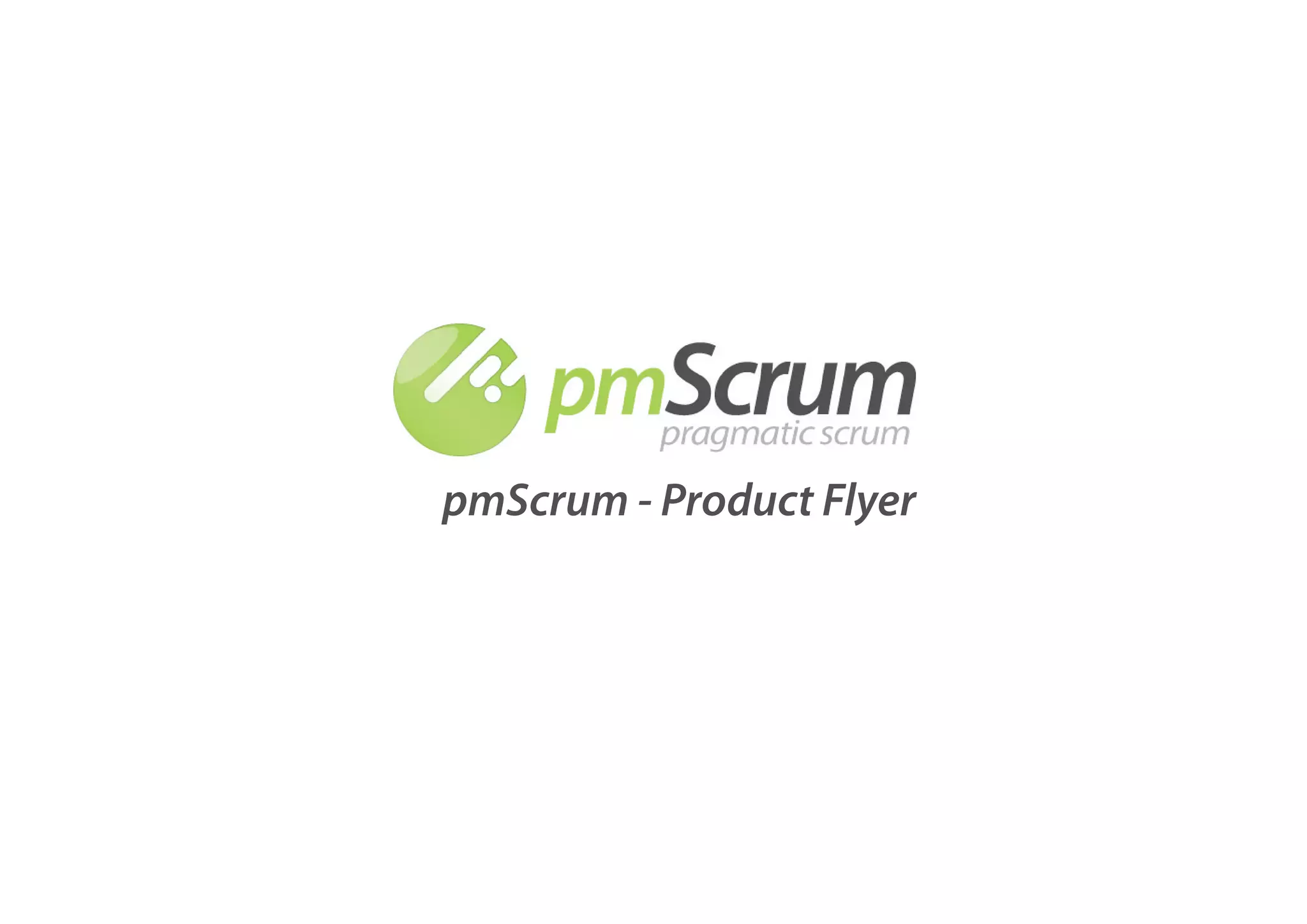 Pm scrum product-flyer | PPT