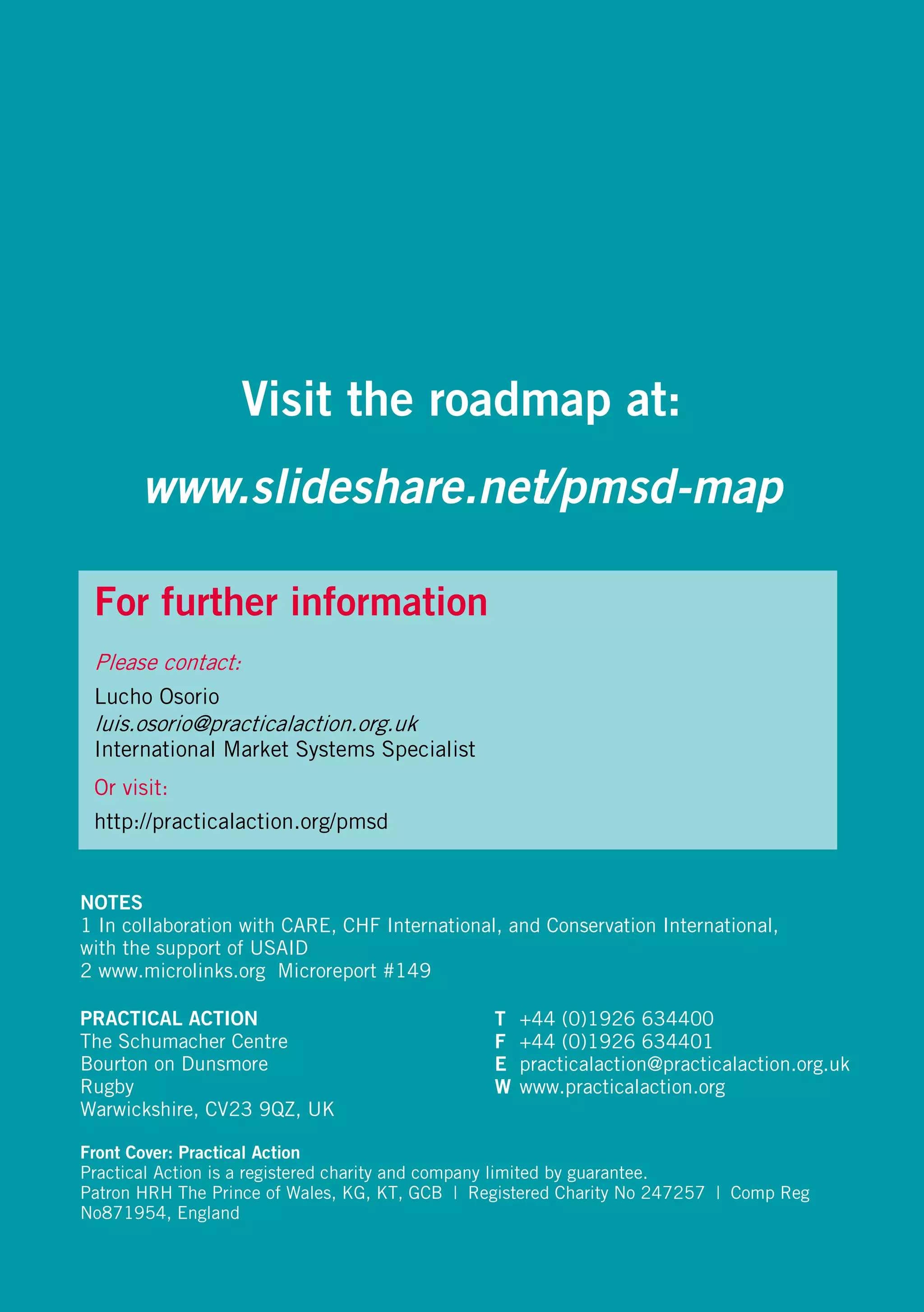 The PMSD Roadmap flyer | PDF