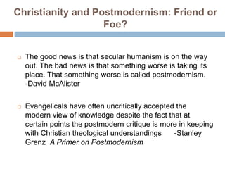 Christianity in a Postmodern World | PPSX