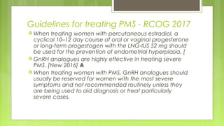 Pms Recent Guidelines | PPT