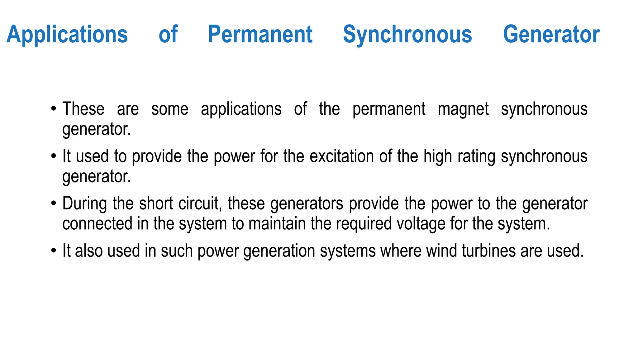 permanent magnet synchronous generators- | PDF