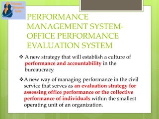 PMS in Government Service | PDF