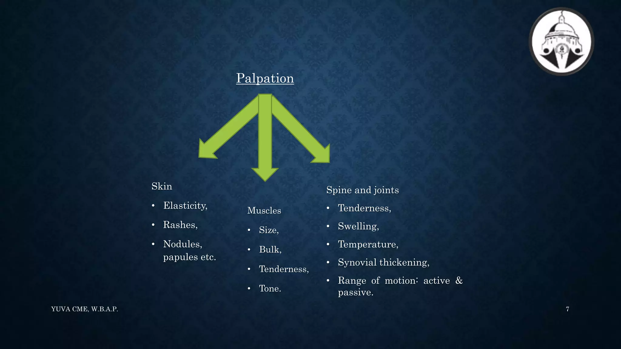 Pediatric musculoskeletal examination including P-GALS | PPTX