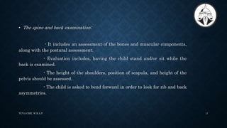 Pediatric musculoskeletal examination including P-GALS | PPTX
