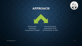 Pediatric musculoskeletal examination including P-GALS | PPTX