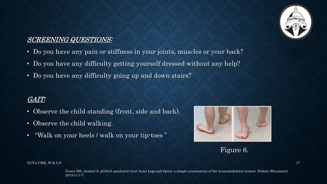 Pediatric musculoskeletal examination including P-GALS | PPTX | Death ...