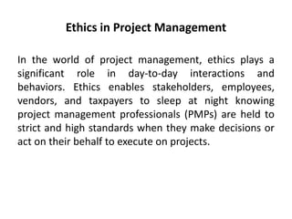 Project Management IOE | PPTX