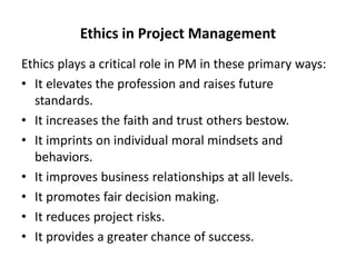 Project Management IOE | PPTX