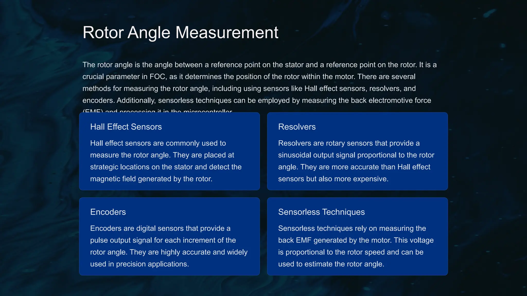 PMSM-Motor-Control : A research about FOC | PPTX