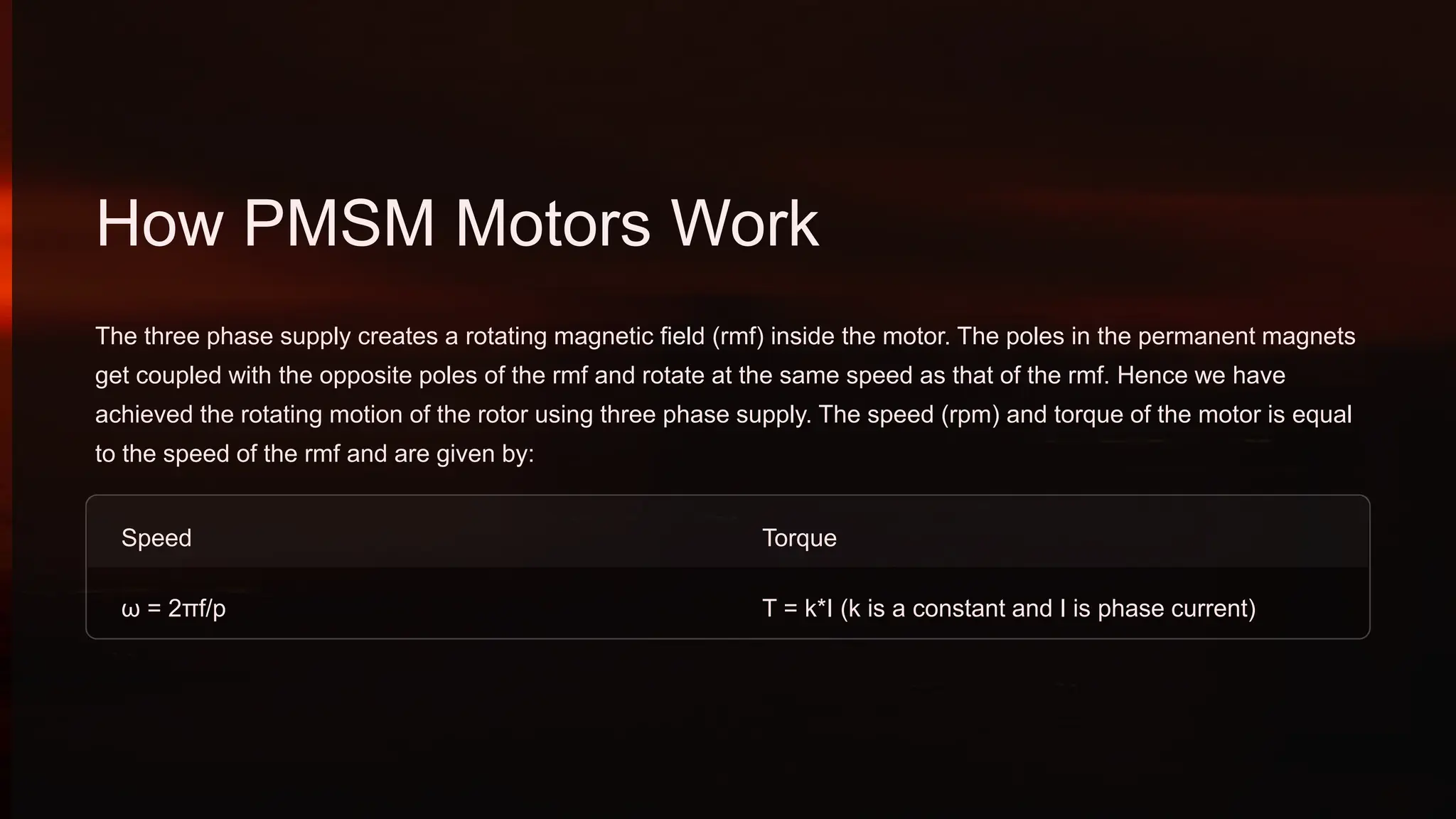 PMSM-Motor-Control : A research about FOC | PPTX
