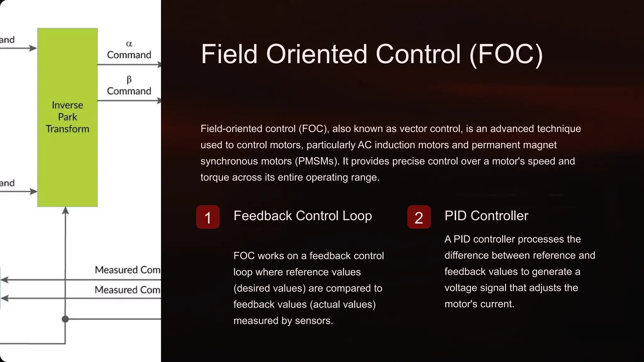 PMSM-Motor-Control : A research about FOC | PPTX