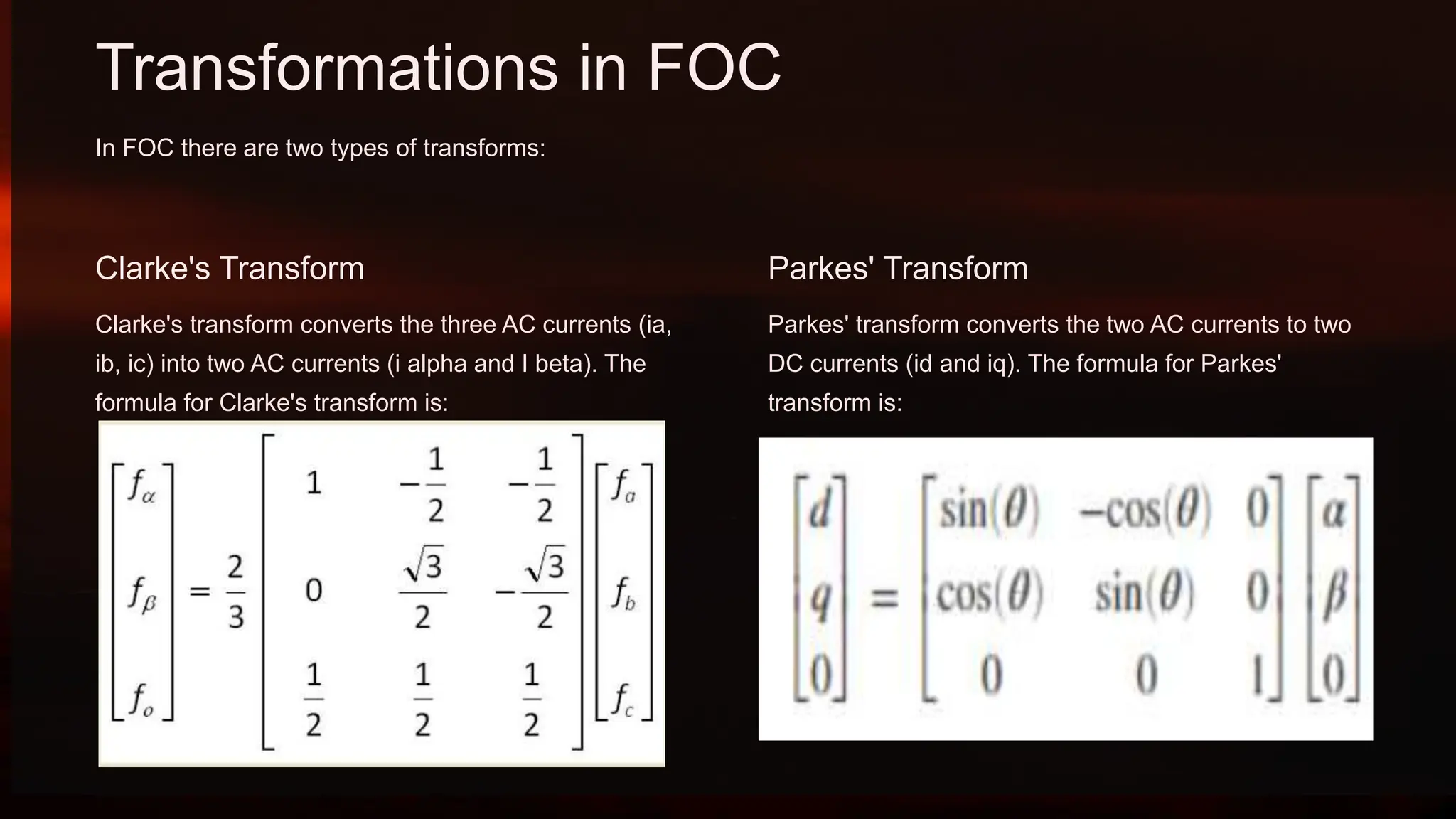 PMSM-Motor-Control : A research about FOC | PPTX