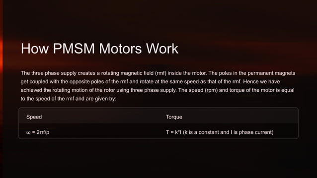 PMSM-Motor-Control : A research about FOC | PPTX