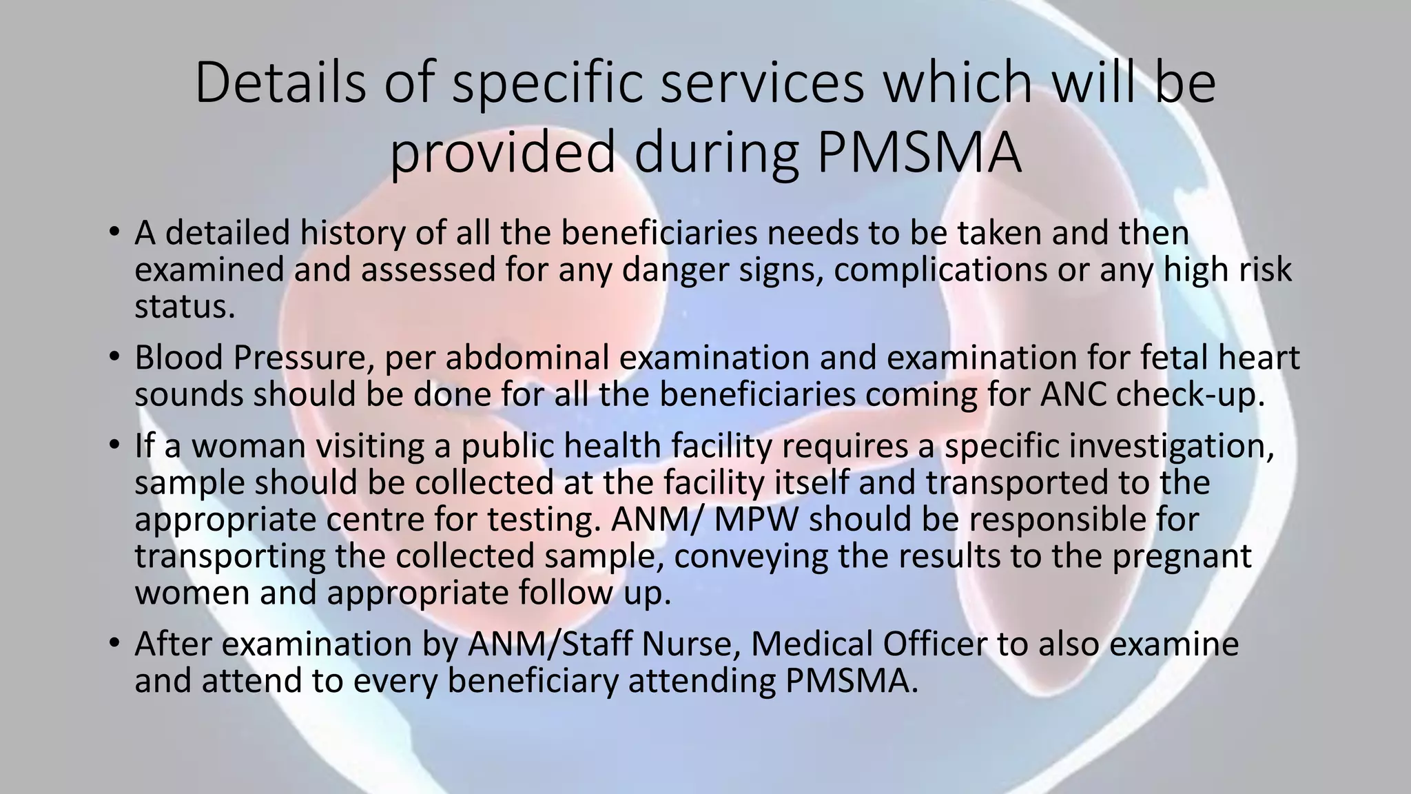Pradhan Mantri Surakshit Matritva Abhiyan (PMSMA): Latest Guidelines | PDF