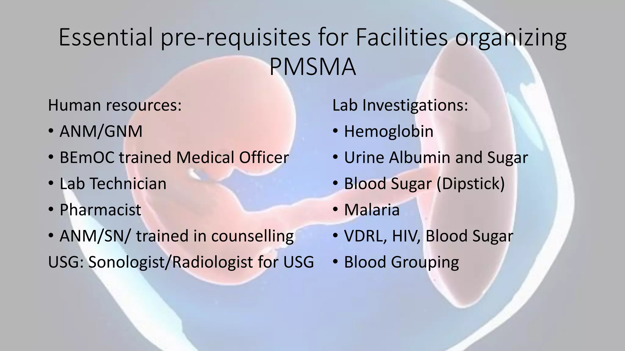 Pradhan Mantri Surakshit Matritva Abhiyan (PMSMA): Latest Guidelines | PDF