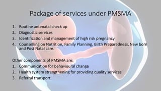 Pradhan Mantri Surakshit Matritva Abhiyan (PMSMA): Latest Guidelines | PDF