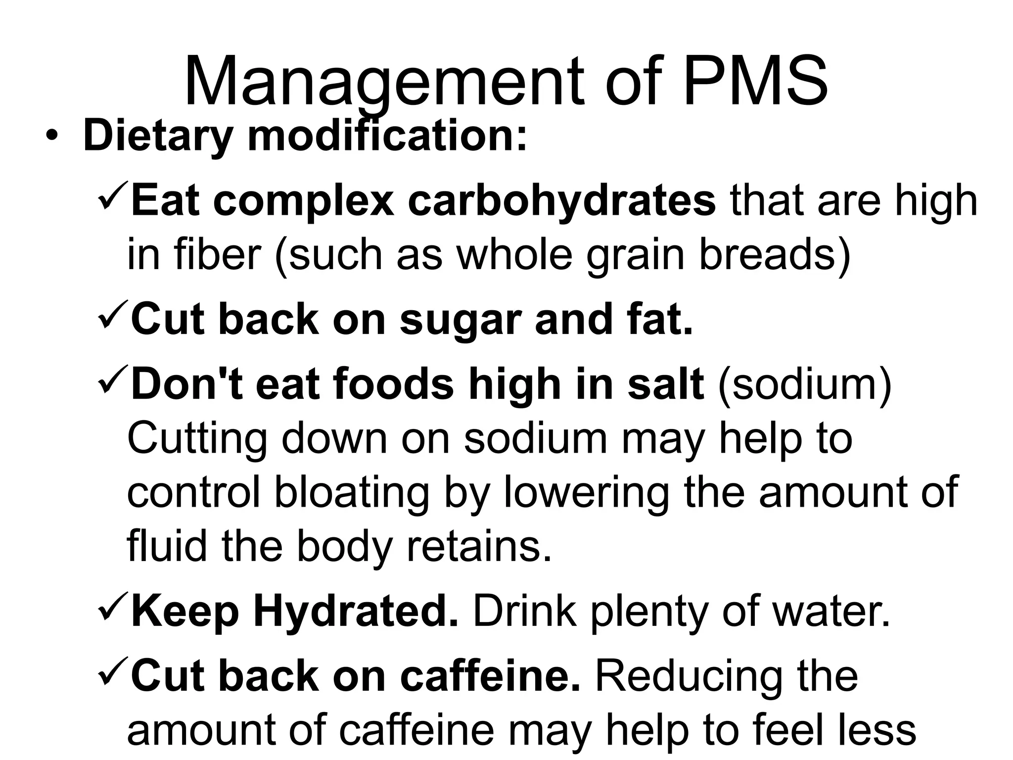Pms management | PPTX | Menopause | Endocrine and Metabolic Diseases