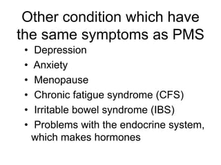 Pms management | PPTX | Menopause | Endocrine and Metabolic Diseases