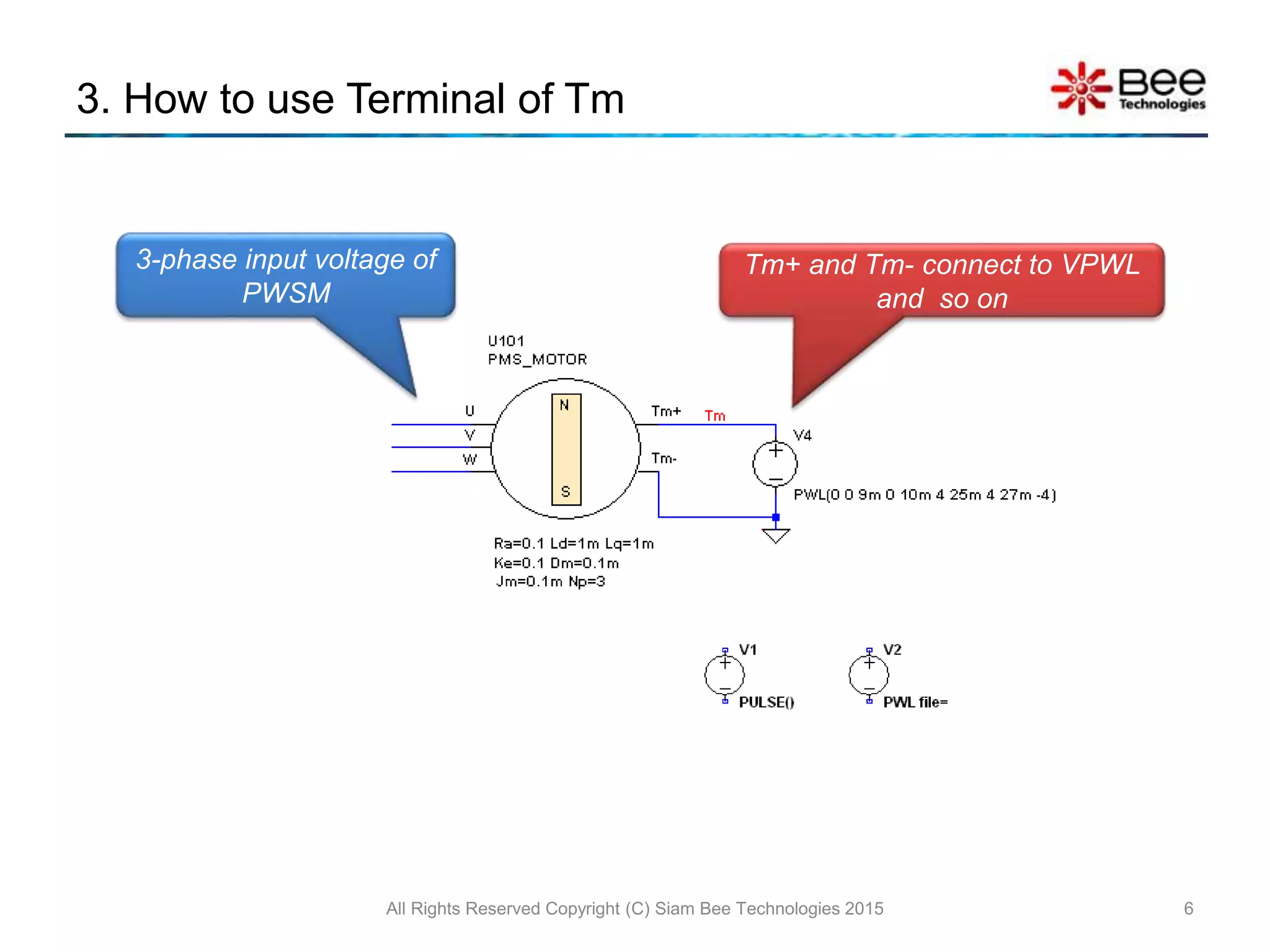 PMS Motor of Simple Model using LTspice | PPTX
