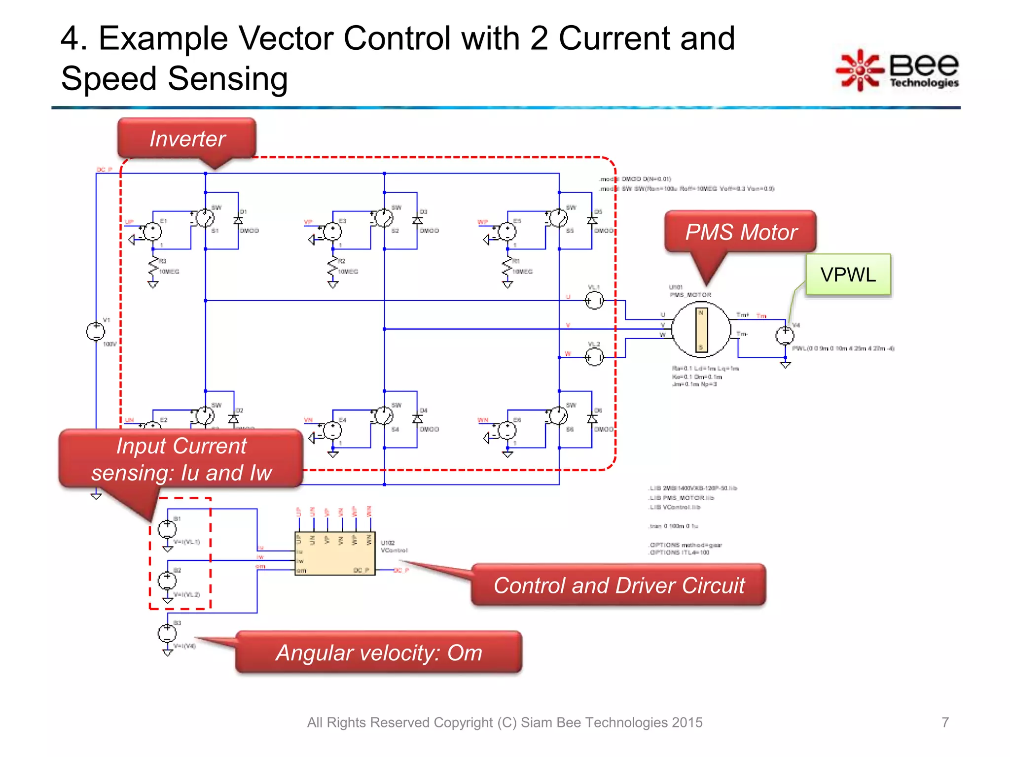 PMS Motor of Simple Model using LTspice | PPTX