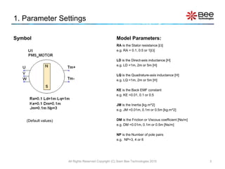 PMS Motor of Simple Model using LTspice | PPTX