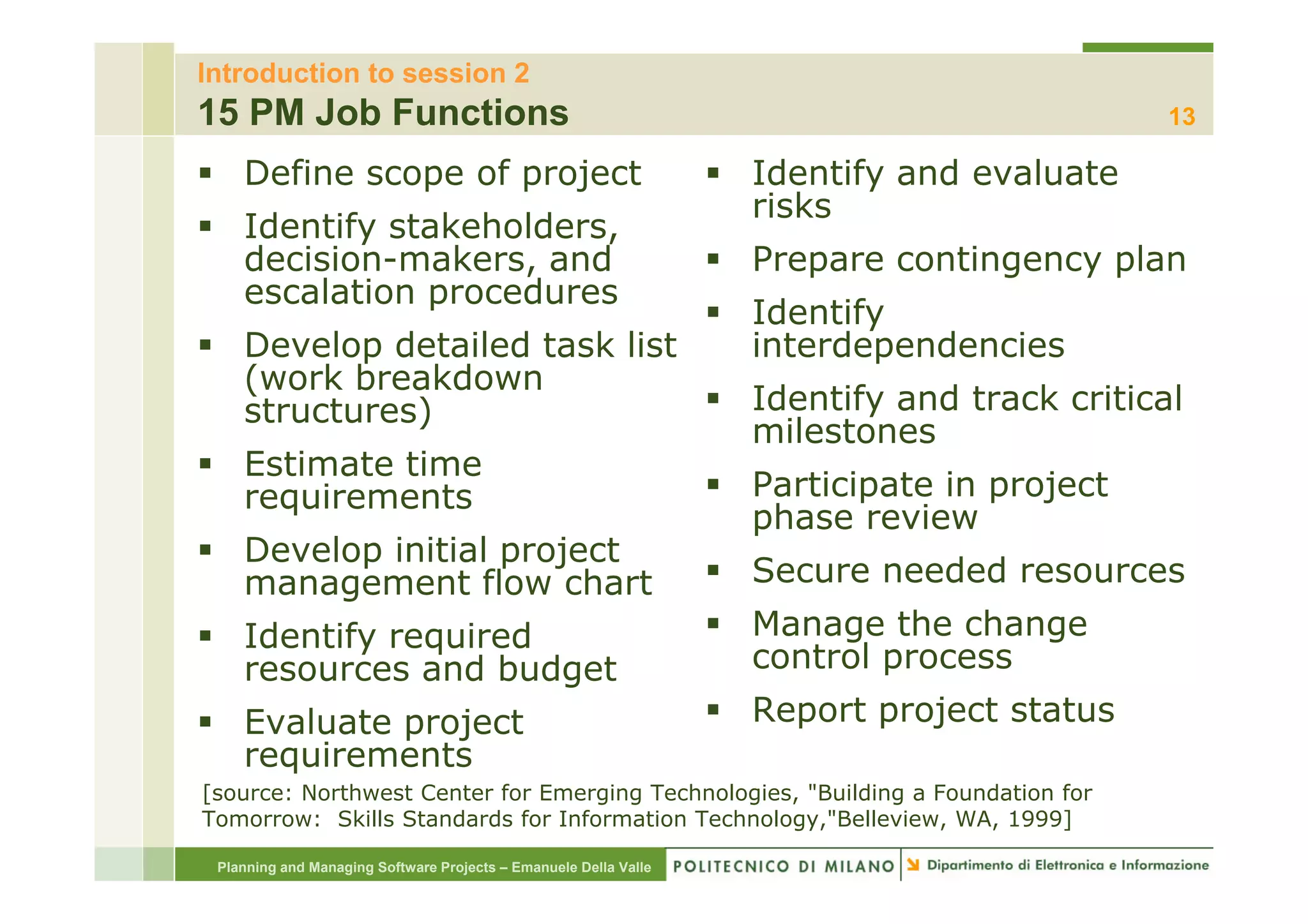 Overview Of Project Management - P&MSP2010 (2/11) | PPT