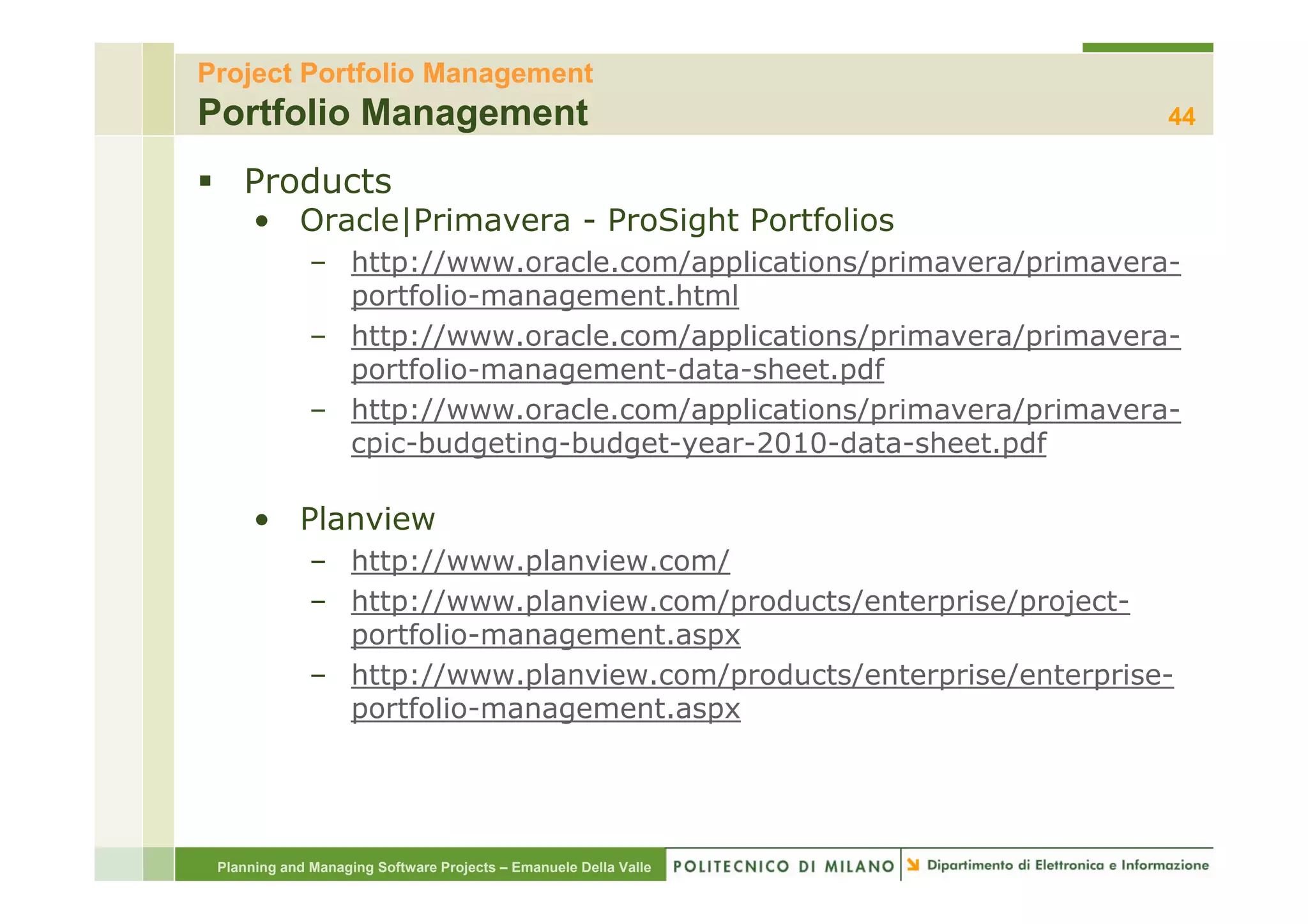 Overview Of Project Management - P&MSP2010 (2/11) | PDF