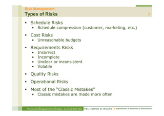 P&msp2010 07 risk-and-change-management | PDF