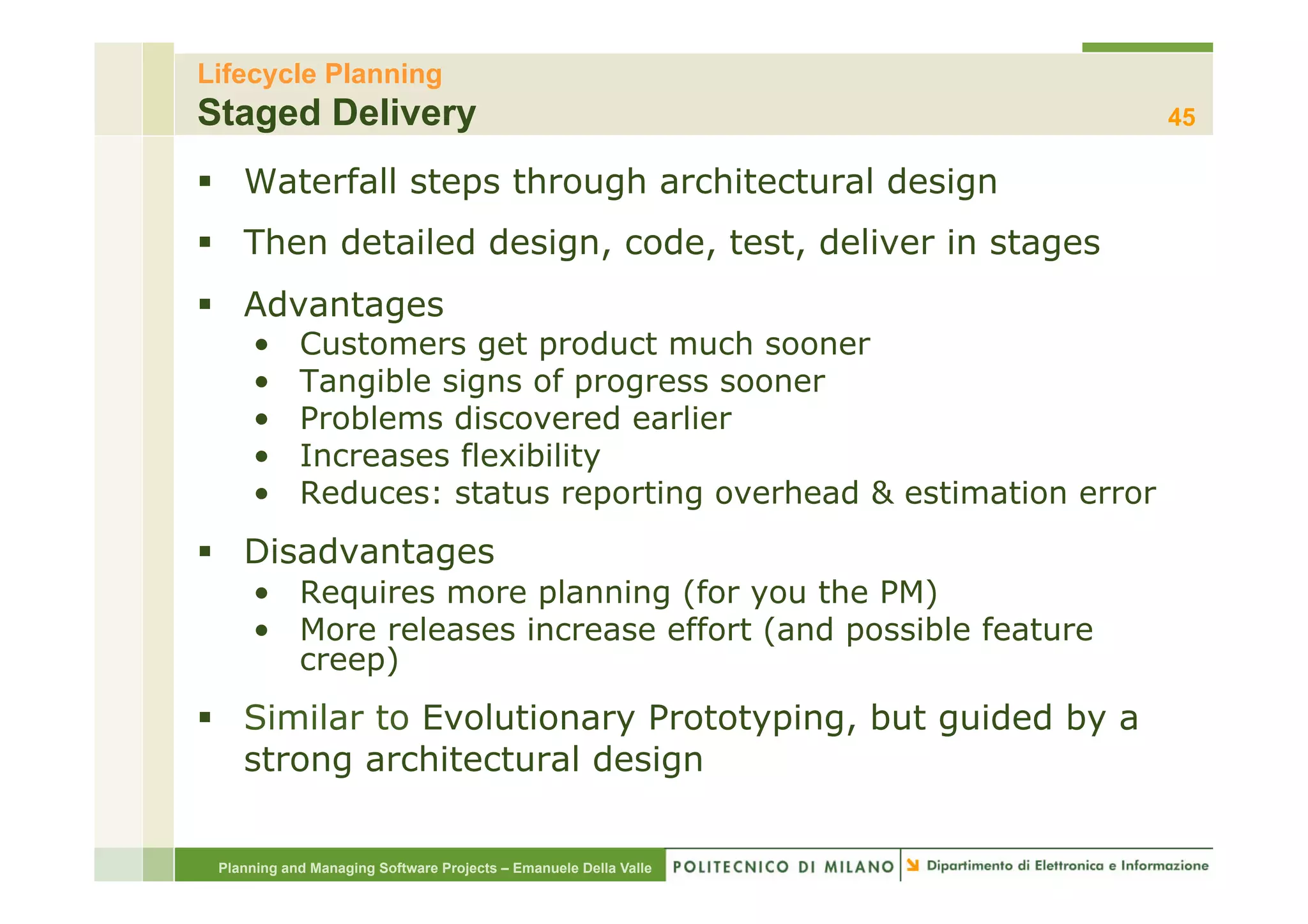 Planning Phase Part I - Project Phases and Lifecycle Planning | PDF