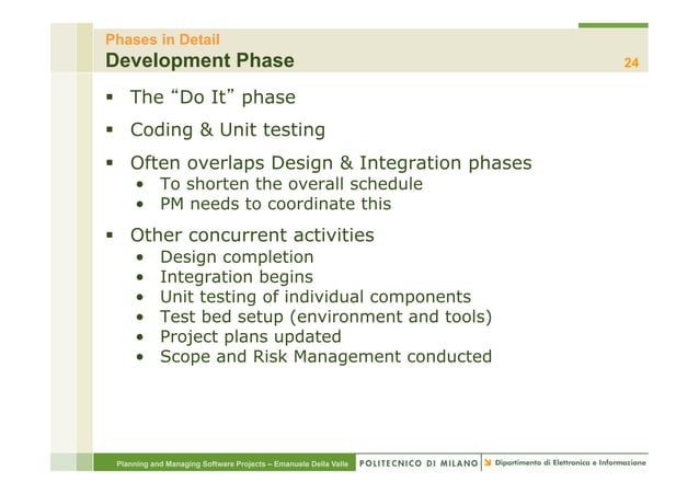 Planning Phase Part I - Project Phases and Lifecycle Planning | PDF