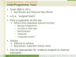 People Dimension in Software Projects | PPT