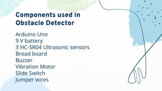 Arduino Blind Aid | PPT