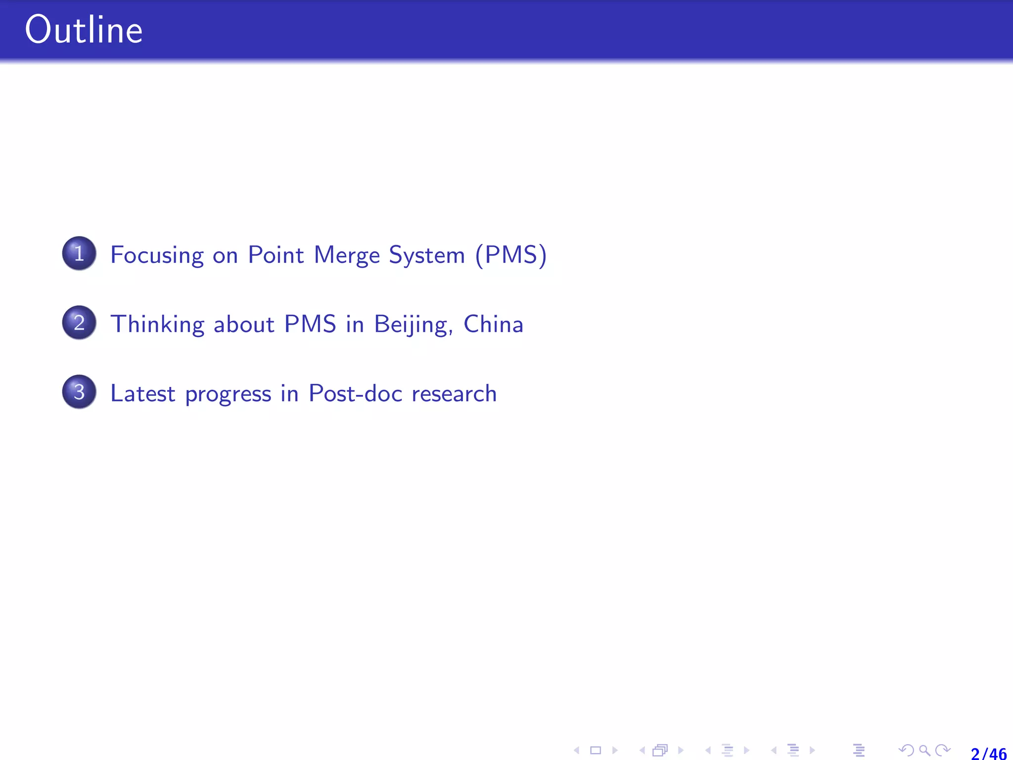 Focusing on Advanced Point Merge System | PPT