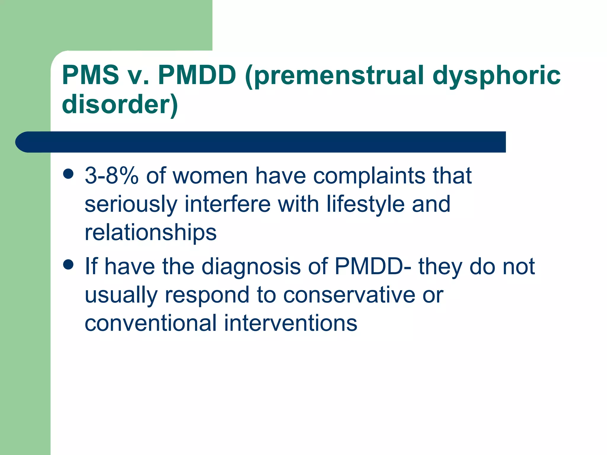 PMS and Sexual Dysfunction | PPT