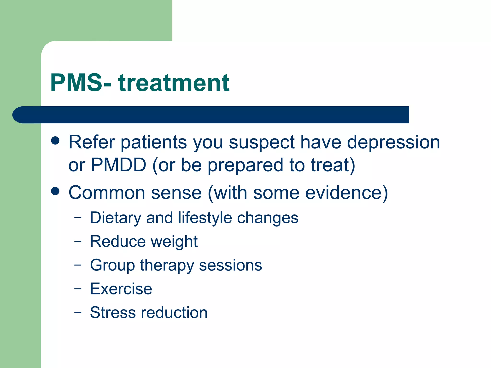 PMS and Sexual Dysfunction | PPT